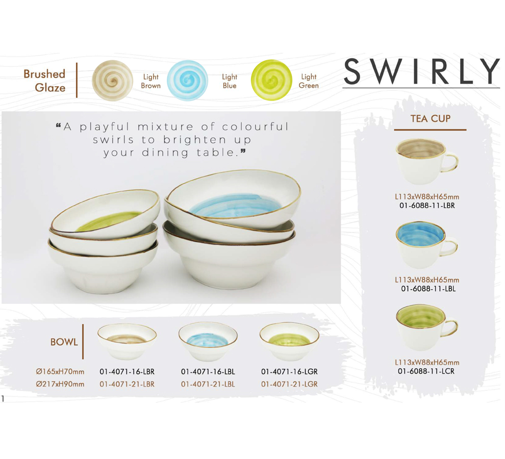 Cerabon – Swirly Tea Cup Set – AngelStar